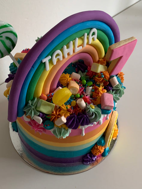 Rainbow Lolly Cake – House Bakes
